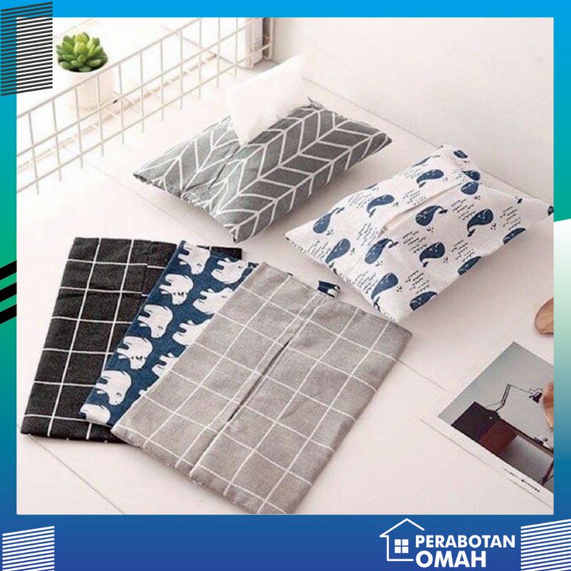 Jual Tempat Tissue Tissu Tisu Kotak Tisue Kain Wadah Tissue Kain Cover ...
