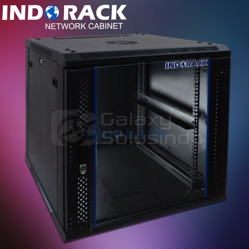 Jual INDORACK WALLMOUNT 12U Depth 450MM Single Door WIR4512S | Shopee ...
