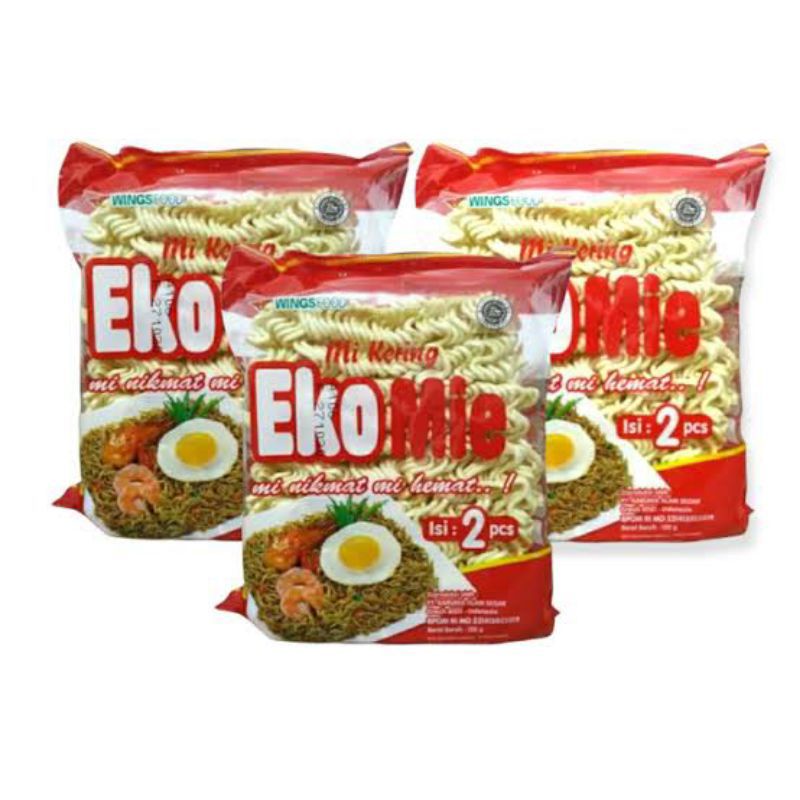 Jual Eko mie kering kemasan renteng isi 2pcs harga murah | Shopee Indonesia