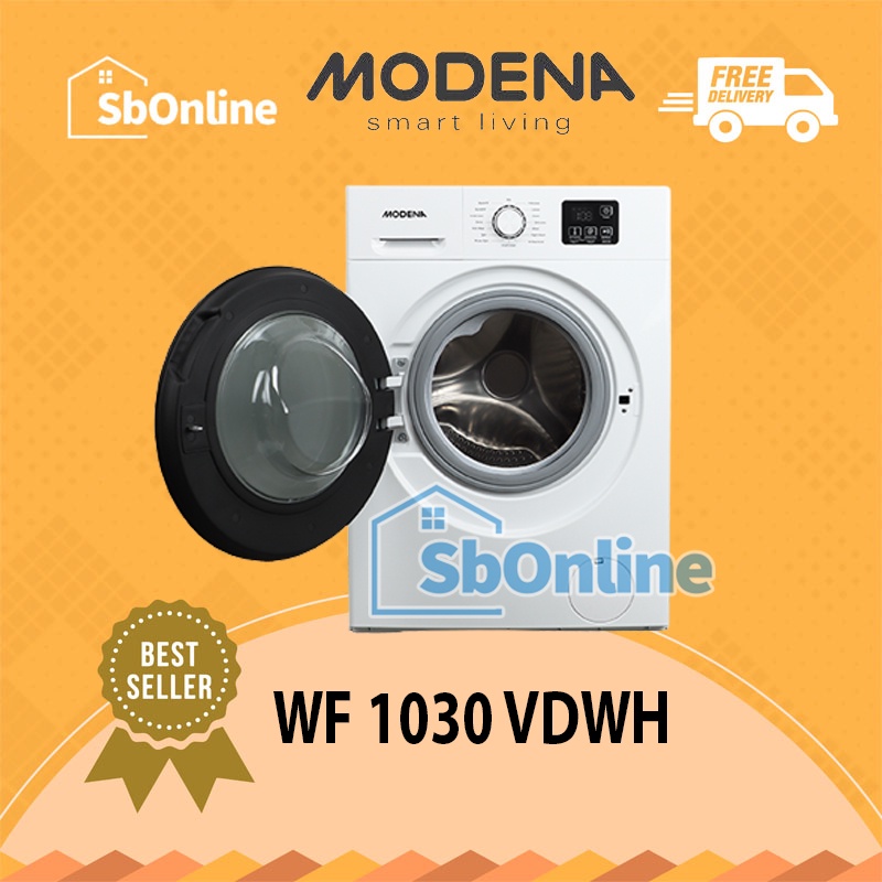 Jual MODENA Washing Machine - WF 1030 VDWH | Shopee Indonesia