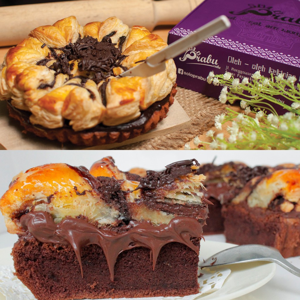 Jual PREMIUM CAKE COKLAT PASTRY / CHOCO MELTED CROISSANT / ROTI LAPIS ...