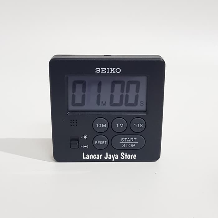 Jual TERMURAAH Timer Seiko / Countdown Timer Seiko QHY002K Black ...
