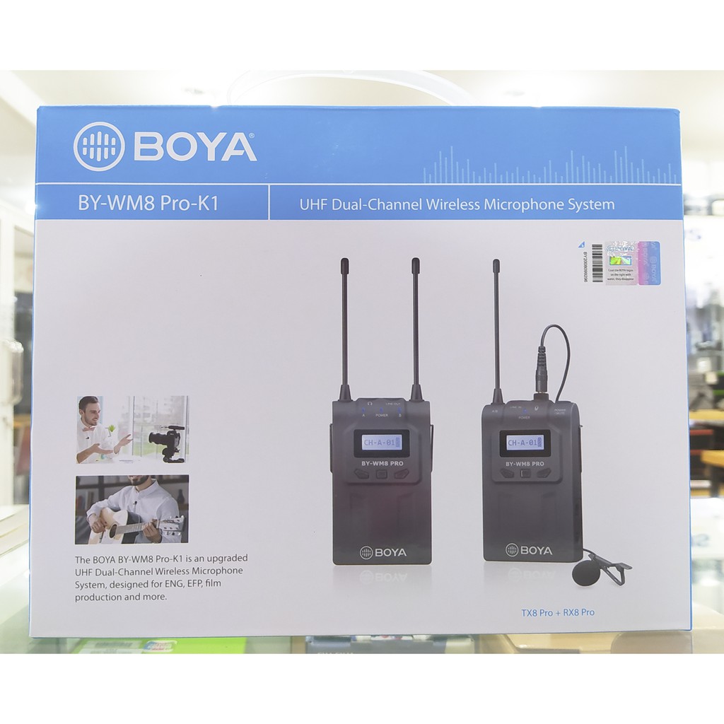 Jual Boya BY-WM8 PRO K1 Wireless Microphone / Mic Boya BY-WM8 PRO-K1 ...