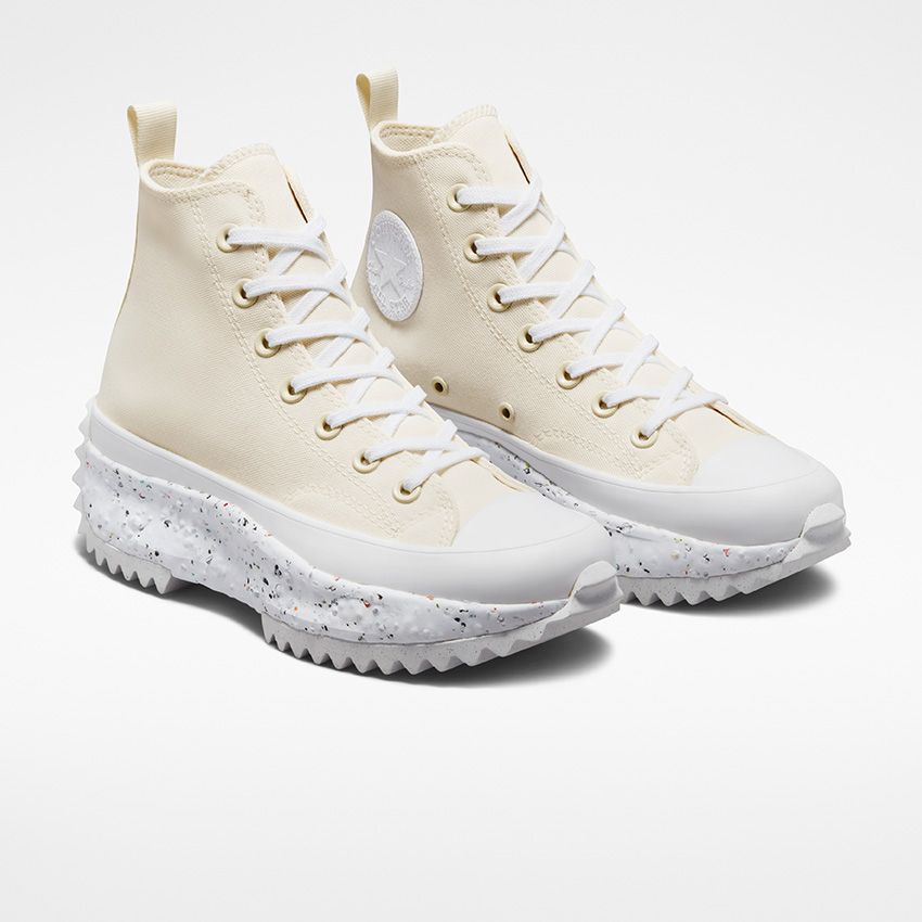 Jual Converse Run Star Hike Hybrid Texture Crater High Top Egret/Egret ...