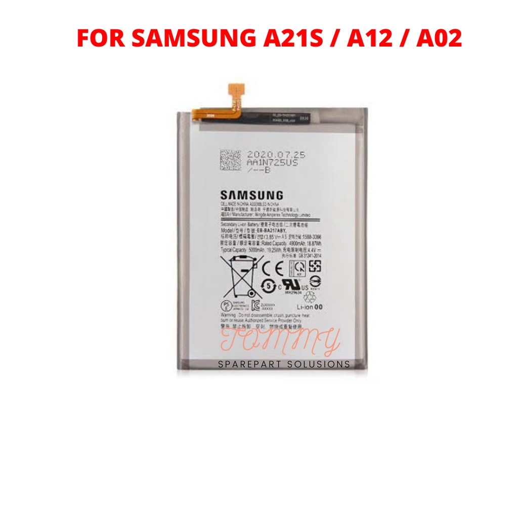Jual Baterai Batre Samsung A21S / A12 / A02 Kualitas Original | Shopee Indonesia