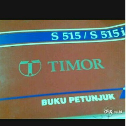 Jual Buku Manual Timor S515 atau S515i Tahun 1996 - 2002 | Shopee Indonesia