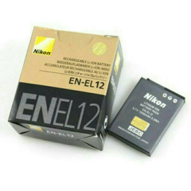 Jual BATERAI CAMERA NIKON EN EL12 KUALITAS BAGUS | Shopee Indonesia