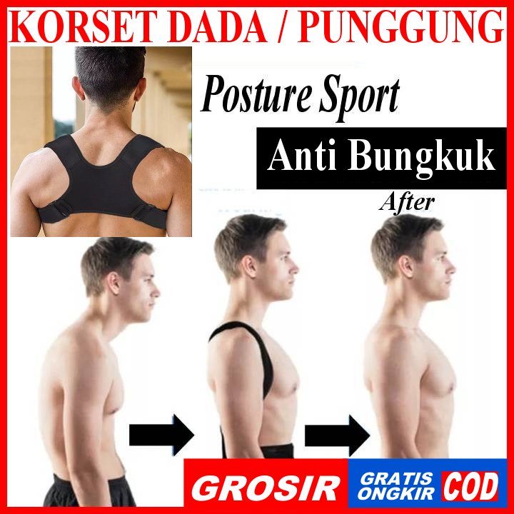 Jual Hunchback Posture Sport Corrective Belt Korset Dada Alat Penegak ...