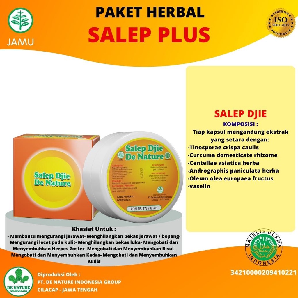 Jual DE NATURE SALEP PLUS Untuk Segala Jenis Penyakit Kulit | Shopee ...