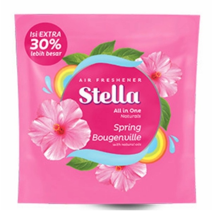Jual STELLA Air Freshener All In One With Naturals Oils 42+13gr ...