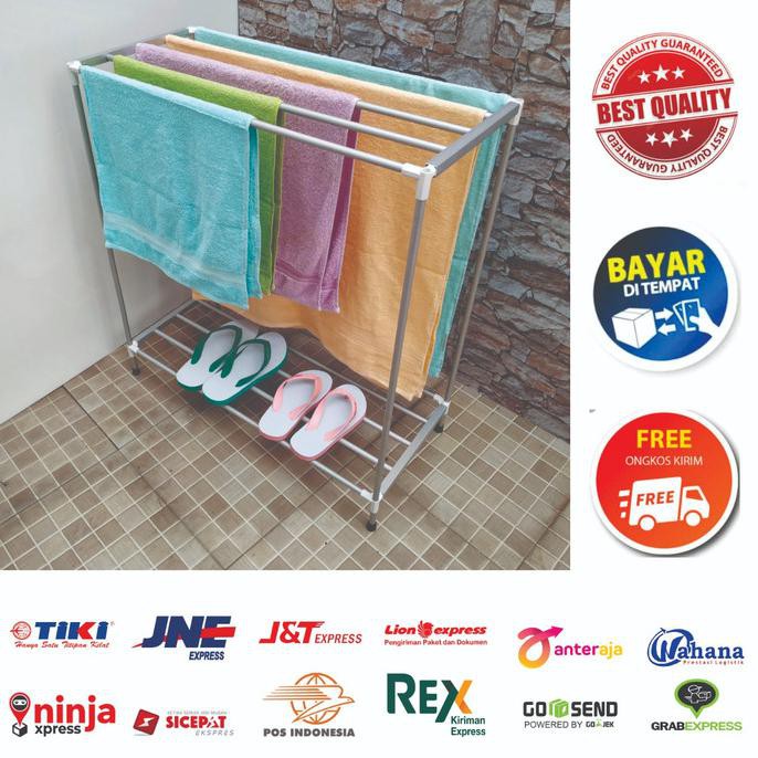 Jual JEMURAN HANDUK ALUMUNIUM, JEMURAN MINIMALIS | Shopee Indonesia