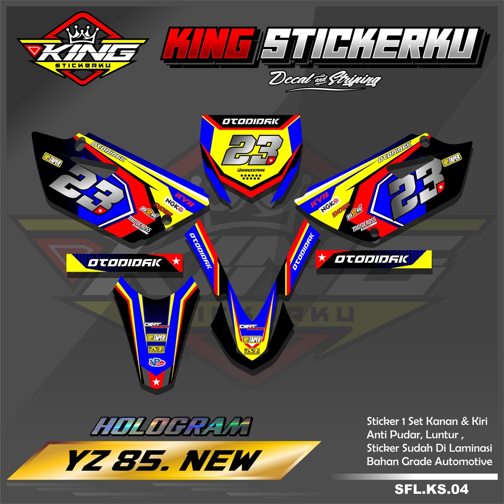 Jual Stiker Yamaha YZ 85 New - Decal Sticker Striping Yamaha YZ 85 New ...