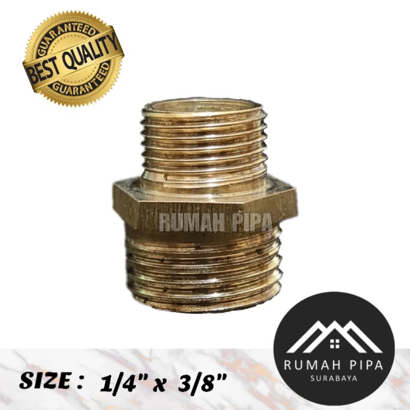 Jual Double nepel 1/4” x 3/8” - KUNINGAN | Shopee Indonesia