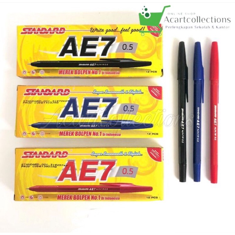 Jual PULPEN STANDARD AE7 0,5 1 PACK | Shopee Indonesia