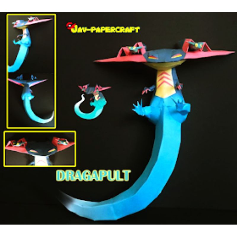 Jual Pokemon Dragapult Papercraft | Shopee Indonesia