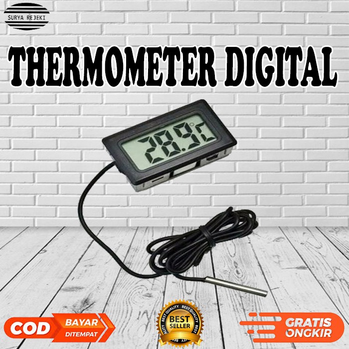 Jual Digital Thermometer / Termometer digital Kabel Sensor | Shopee ...