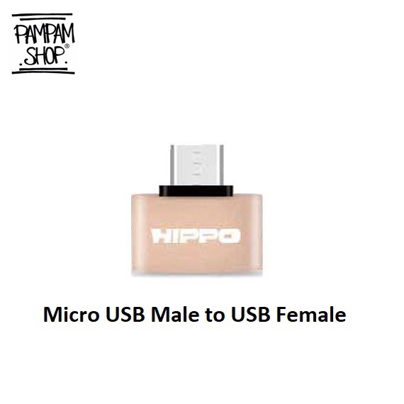 Jual Hippo Original OTG Micro USB Male to USB Female On The Go Konektor ...