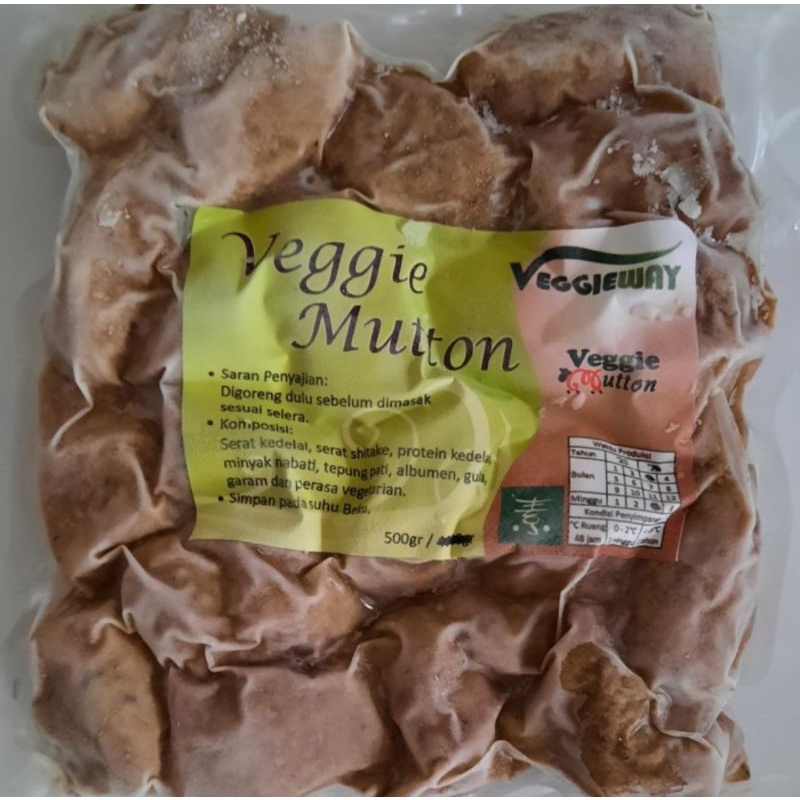 Jual VEGGIE MUTTON - DAGING KAMBING VEGETARIAN (500 GR) | Shopee Indonesia