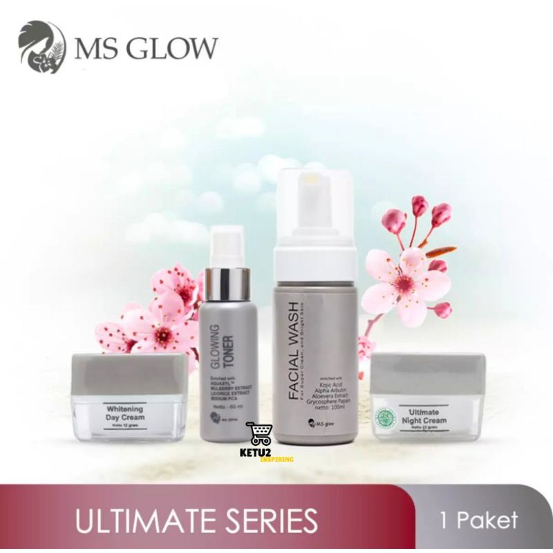 Jual MS Glow Ultimate Series - Paket Wajah Ms Glow Original [ 4 Item ...