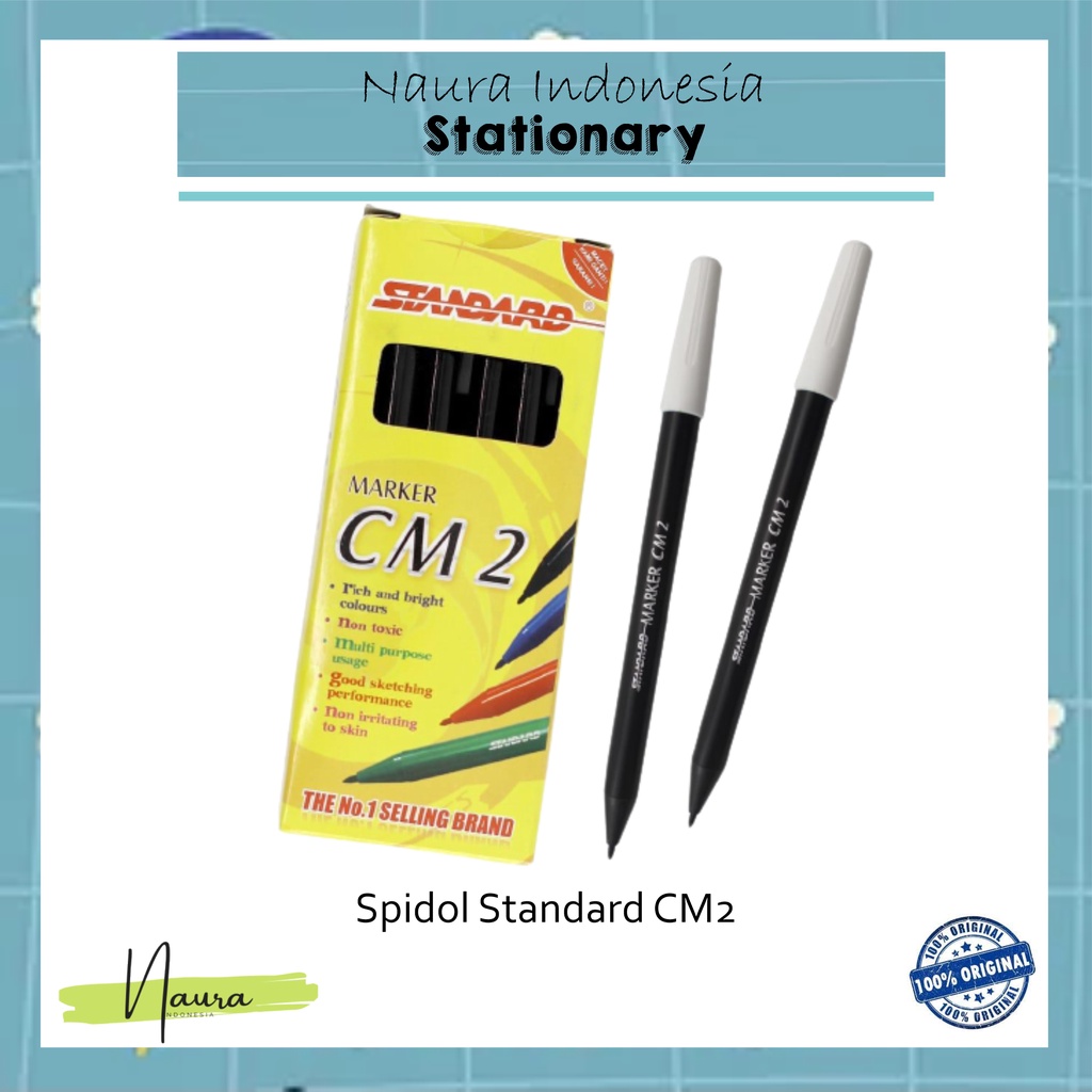 Jual Spidol Kecil Standard CM2 | Spidol Standard (isi12) | Shopee Indonesia
