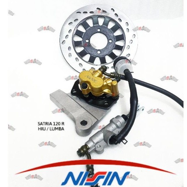 Jual KALIPER MASTER REM CAKRAM BELAKANG SET SUZUKI SATRIA 120 R HIU LUMBA - NISSIN THAILAND ...