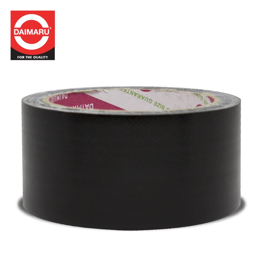 Jual Daimaru Cloth Tape Lakban Kain Warna Hitam - 48 mm x 12 meter ...