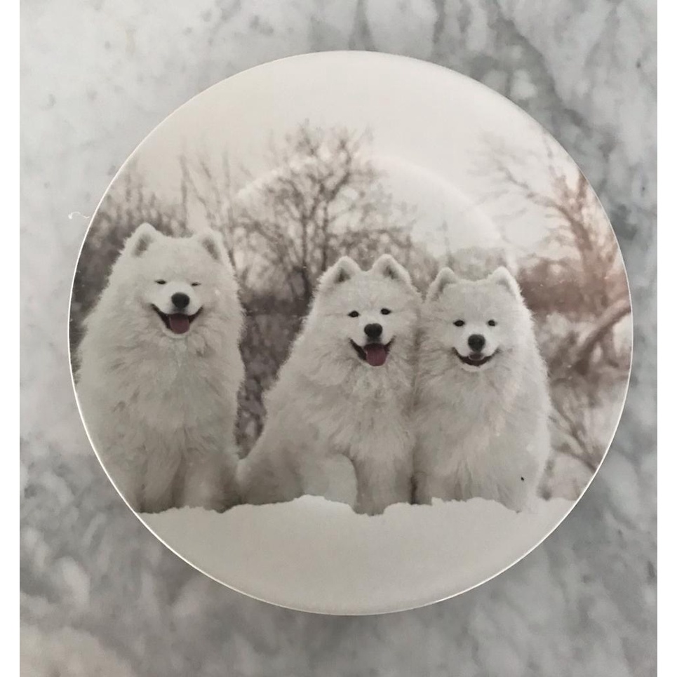Jual PIRING DINNER MOTIF SNOWDOG DIAMETER 27CM | Shopee Indonesia