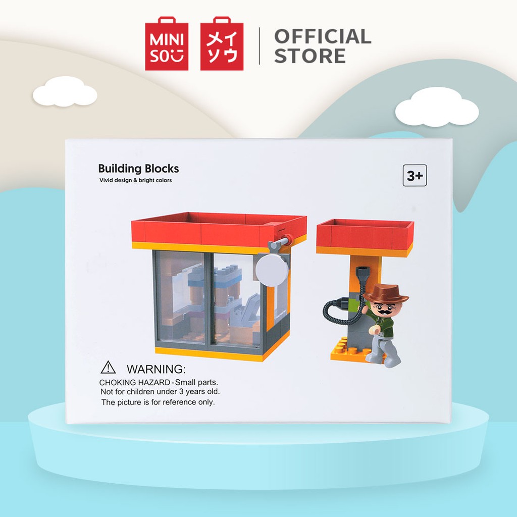 Jual Miniso Official Mainan Anak Building Box/ Lego kids toys Boy girl ...
