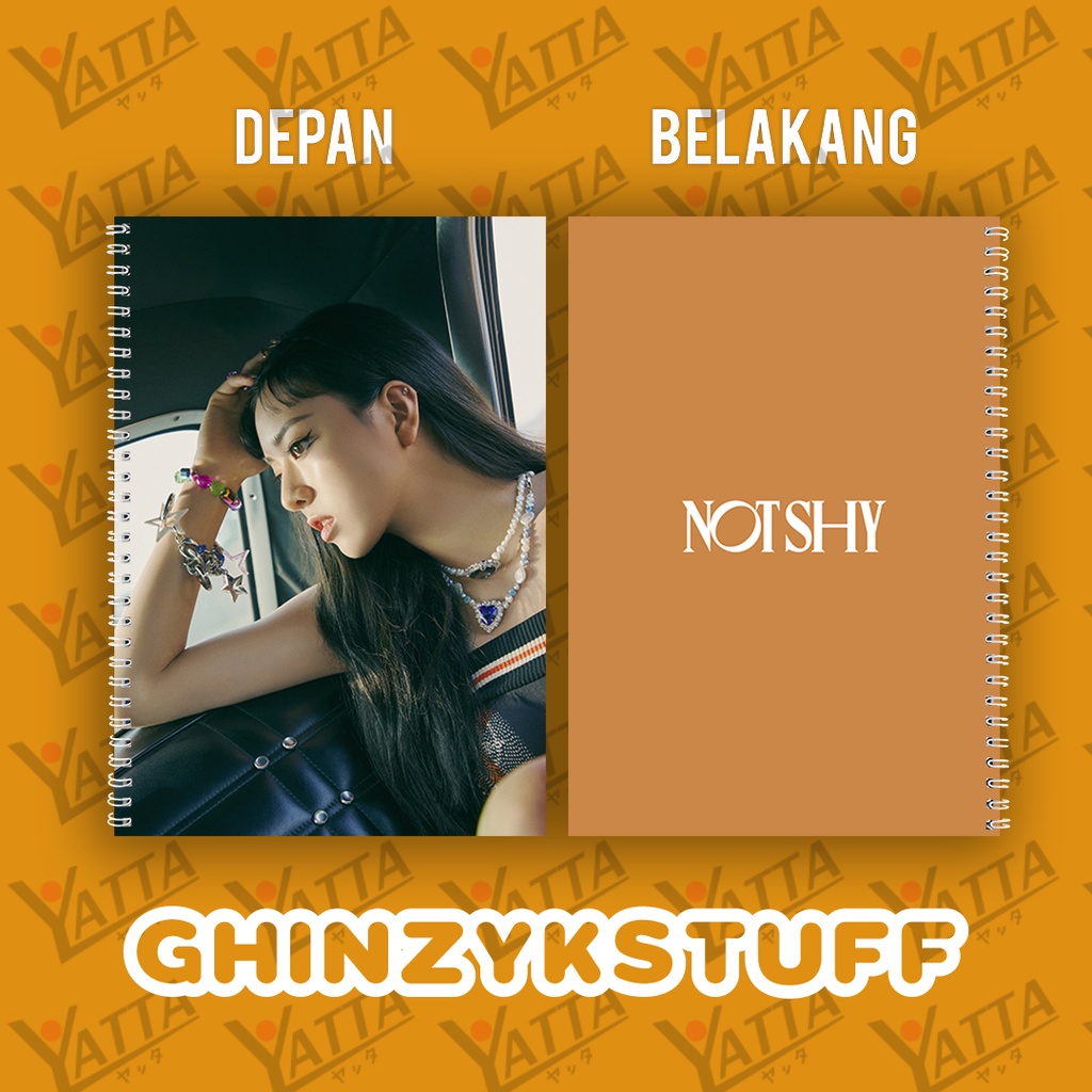 Jual Notebook KPOP ITZY Not Shy Concept Photos Ukuran B5 18,2 x 25,7 cm ...