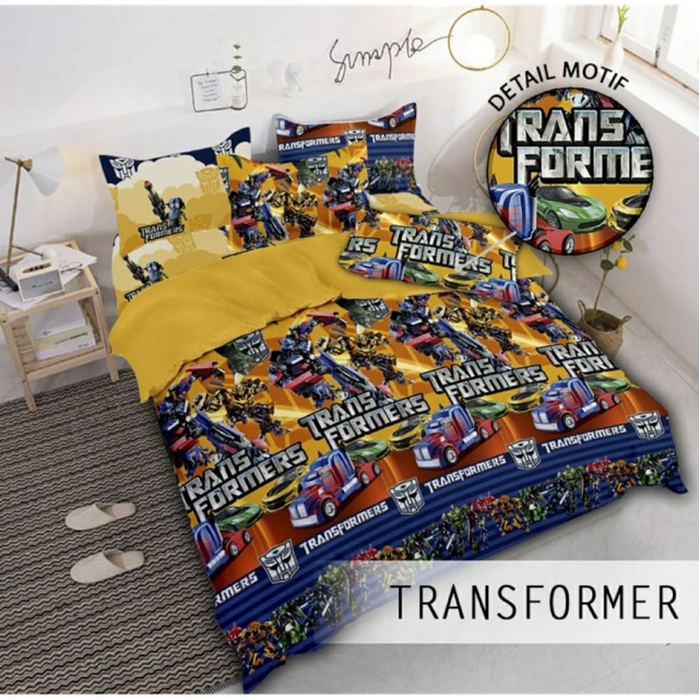 Jual Sprei Motif Transformer Karakter Anak Cowok | Shopee Indonesia