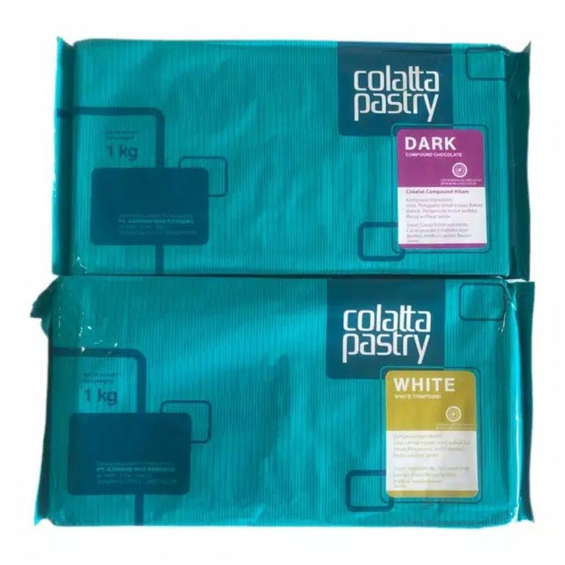 Jual COLATTA Pastry Dark dan White Compound Chocolate 1 kg | Shopee ...