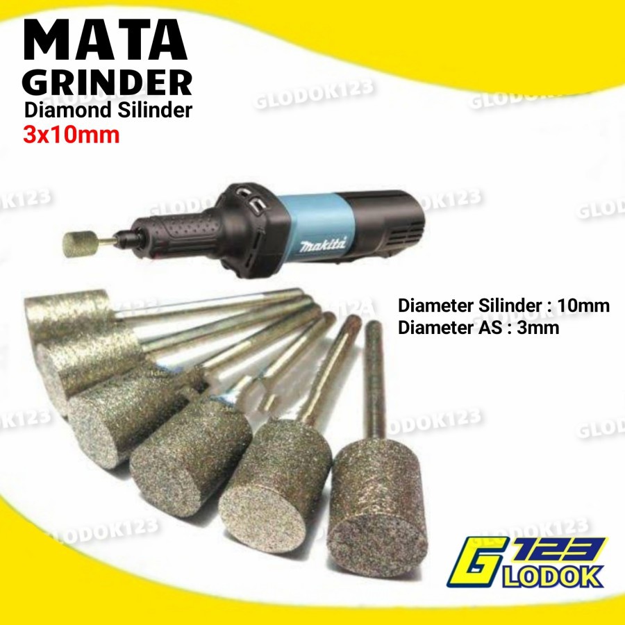 Jual Mata Die Grinder Diamond Gerinda Mini Bit Bor Bur Tuner | Shopee ...