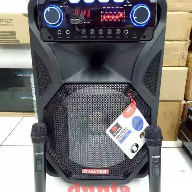 Jual Speaker Portable Amplifier Wireless ASATRON HT 8871 UKM Bluetooth ...