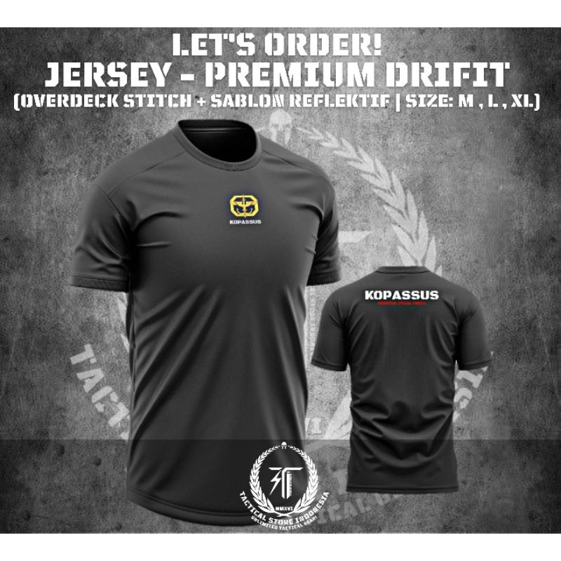 Jual Jersey TNI - Drifit Premium - Sablon Reflektif - Kopassus , Infanteri , Raider , Cakra ...