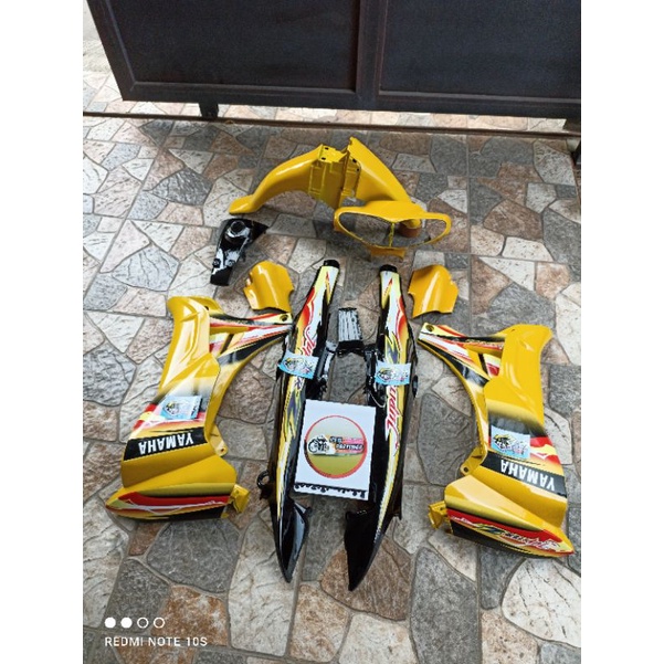Jual Cover Body Yamaha Jupiter Z Lama Kuning Hitam FullSet Halus ...