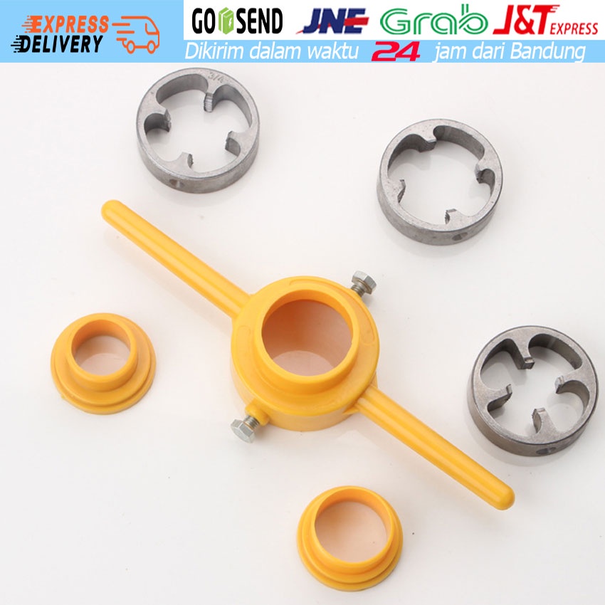 Jual Mata Snai 1/2" 3/4" 1" Alat Senai Pipa PVC Pipe Threader Pipe ...