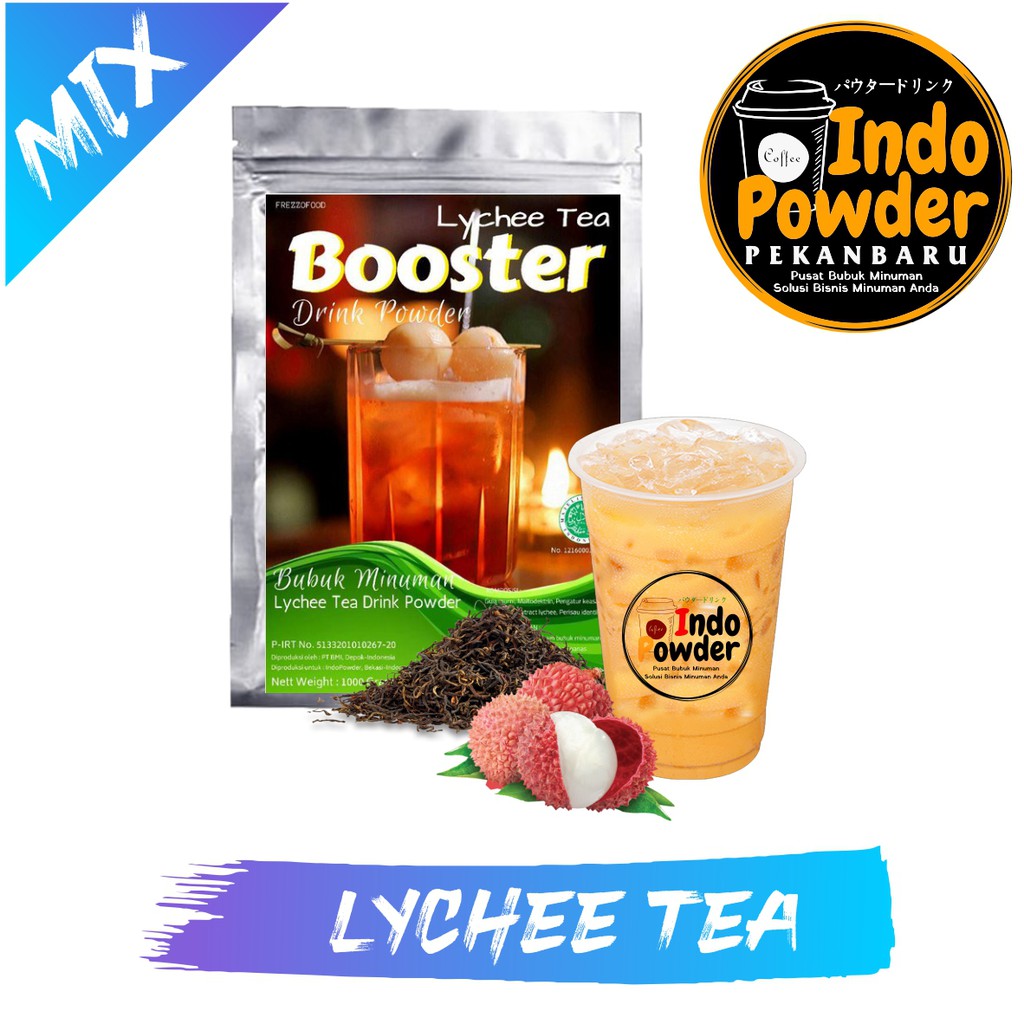 Jual Bubuk Minuman LYCHEE TEA 1Kg - Bubuk LECI TEA 1Kg - LYCHEE TEA ...