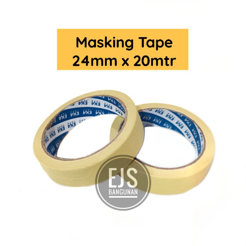 Jual Isolasi Kertas Masking Tape 1" inch 24mm / Lakban Kertas | Shopee ...