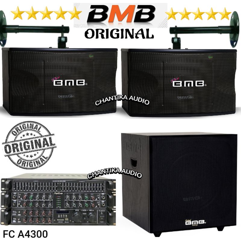 Jual Paket Speaker Bmb 12 inch Pasif Subwoofer Bmb 12 inch Amplifier ...