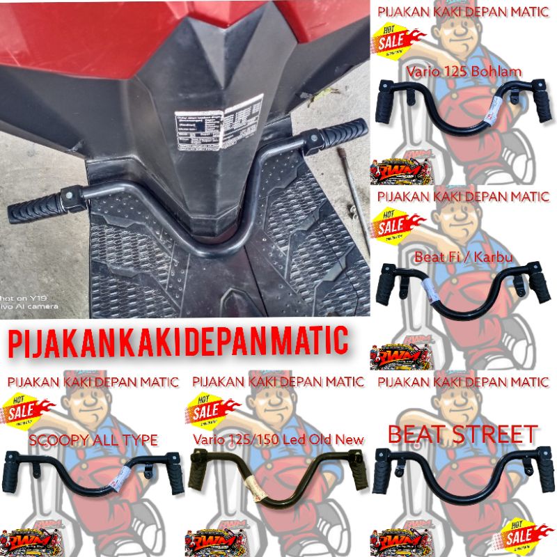 Jual Step Postep Footstep Pijakan Kaki Depan Matic All Honda Beat Lama ...