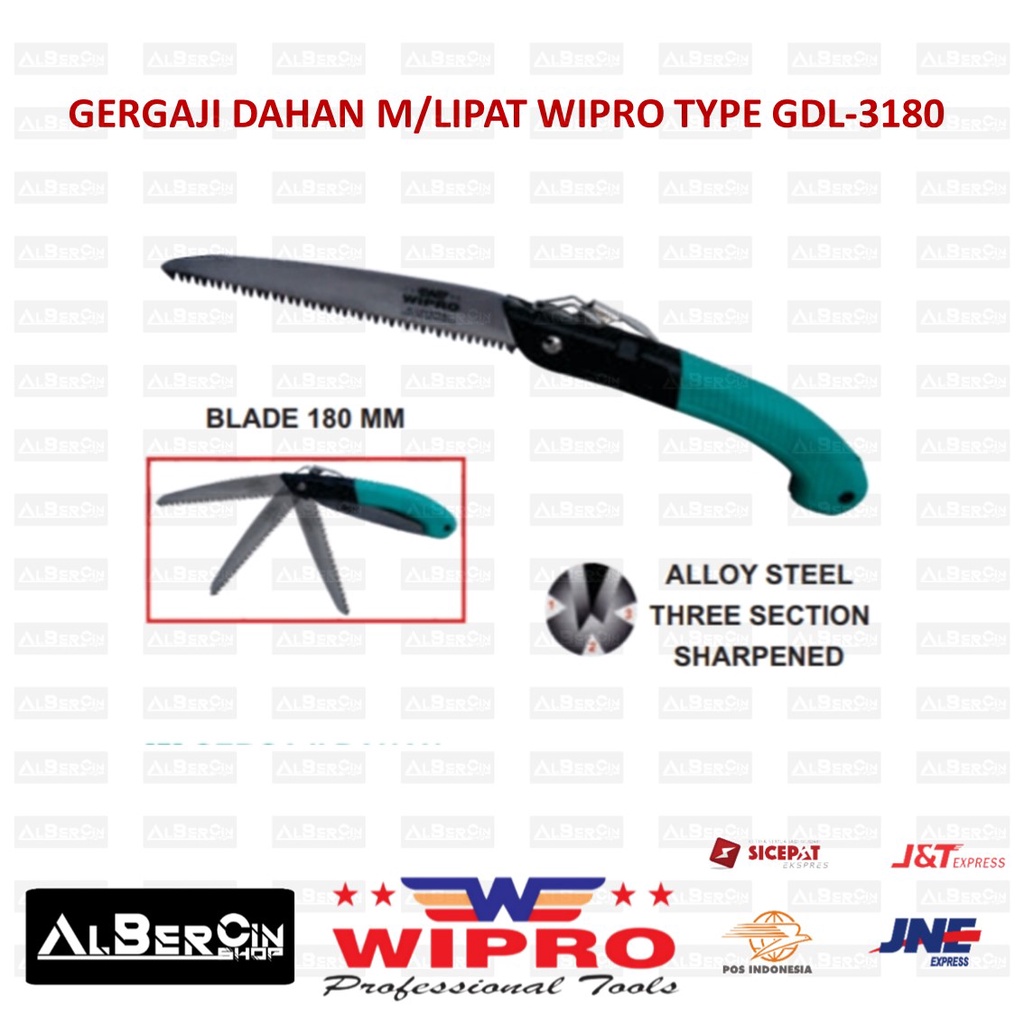 Jual Gergaji Dahan Model Lipat 180mm WIPRO GDL-3180 GDL3180 | Shopee ...
