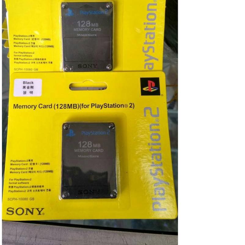 Jual MC MMC memory memori card playstation PS 2 PS2 original hitam | Shopee Indonesia