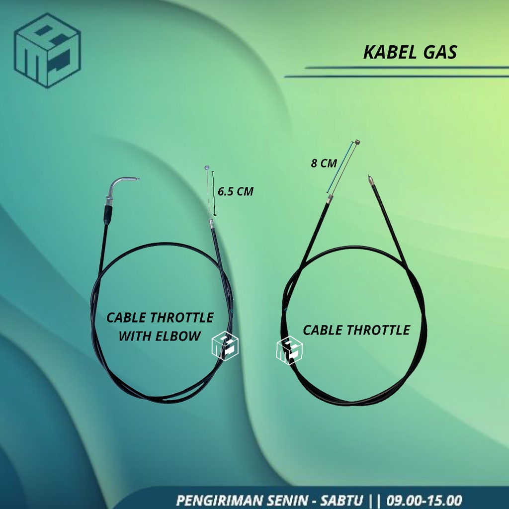 Jual Kabel Gas Mesin Potong Rumput Gendong 2 Tak Type 328 Model Lurus ...