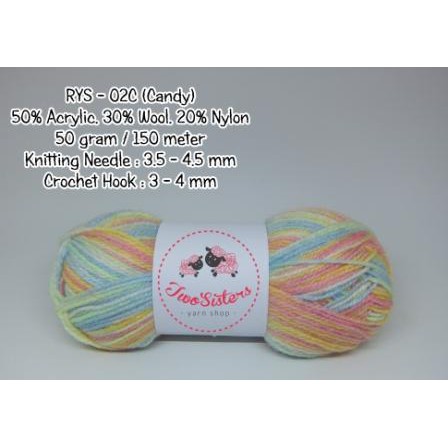 Jual Benang Rajut Rainbow Series – RYS 02C (Candy) | Shopee Indonesia