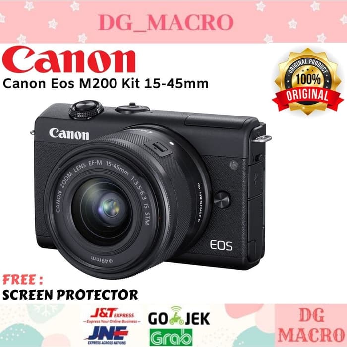 Jual CANON EOS M200 Kit 15-45mm IS STM - NEW / Garansi Resmi ...