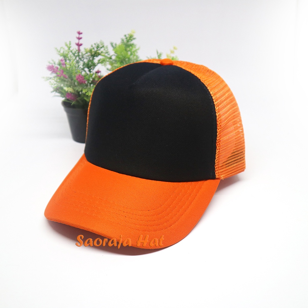 Jual Topi Jaring / Trucker Polos dan Kombinasi Warna Murah | Shopee ...