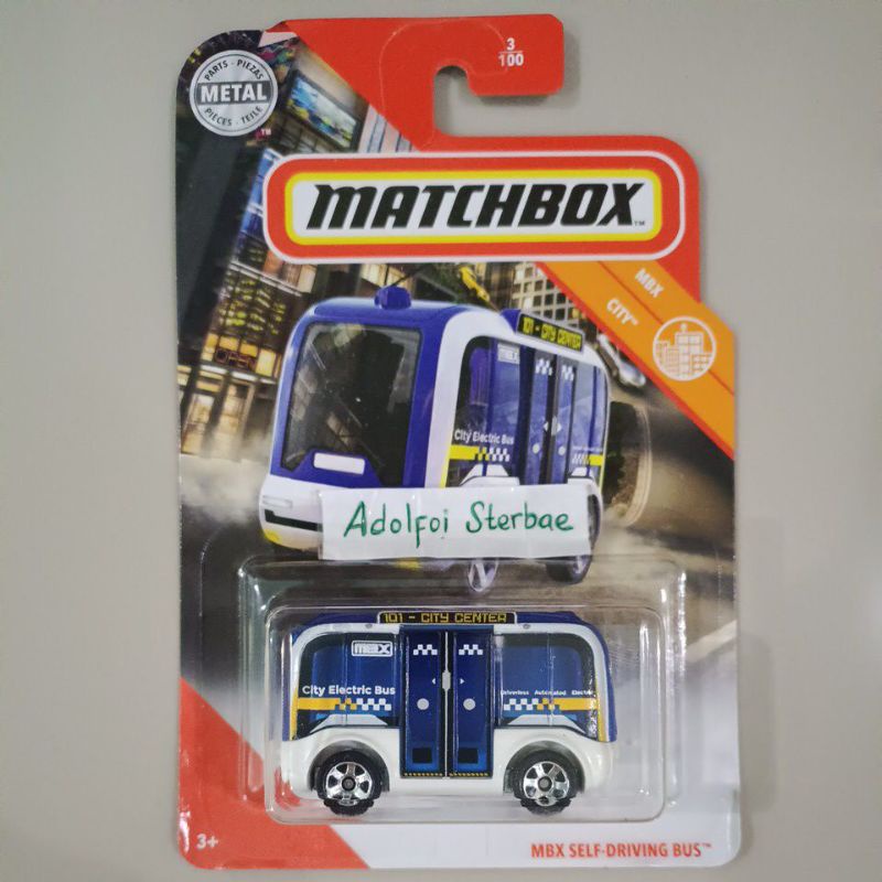 Jual matchbox mbx self-driving bus mbx city electric bus | Shopee Indonesia