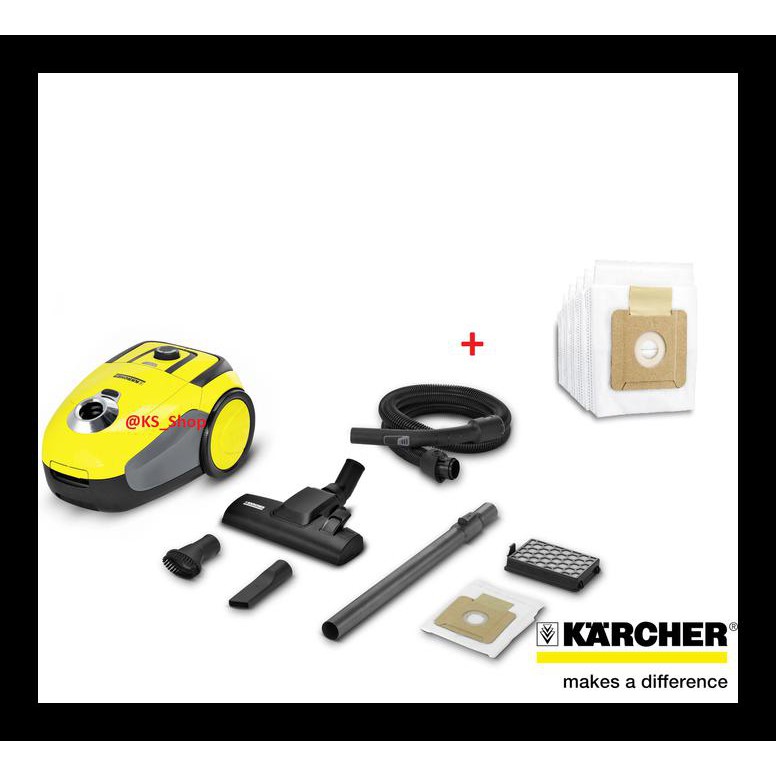 Jual BARU KARCHER VC 2 *ERP | DRY VACUUM CLEANERS + FLEECE FILTERS ...