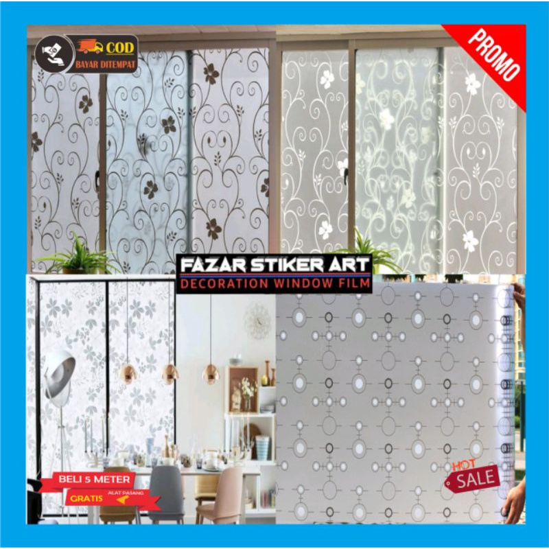 Jual Stiker Sticker Kaca Film Jendela Rumah Stiker Wallpaper Stiker ...