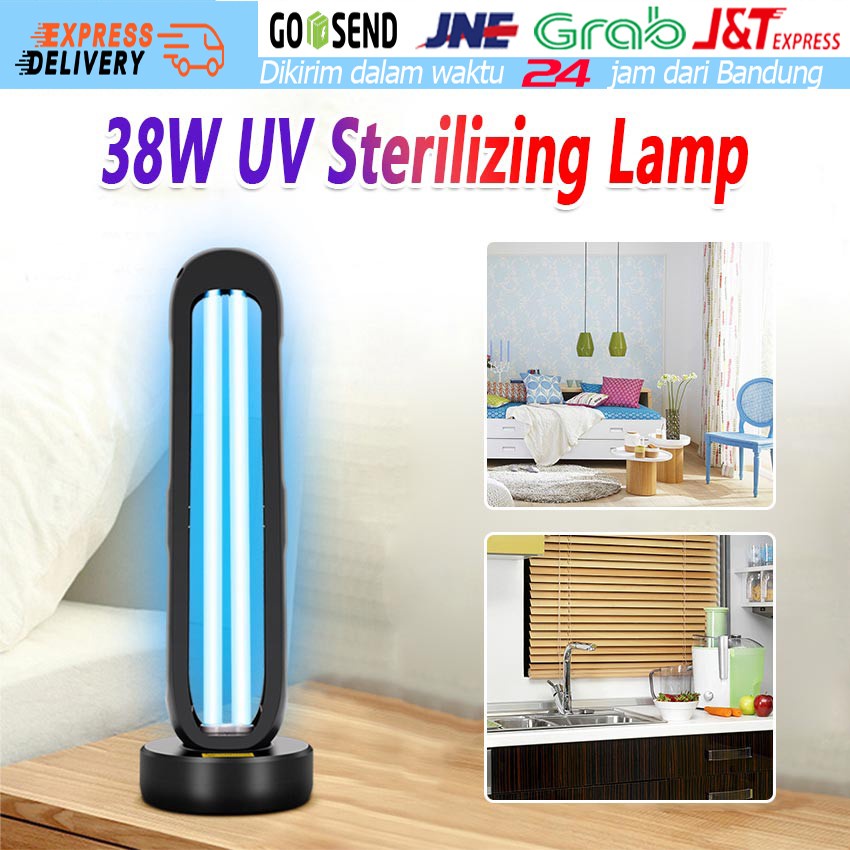 Jual Lampu UV Sterilizer Desktop Disinfection UV Light 38W Anti Covid dan Bakteri | Shopee Indonesia
